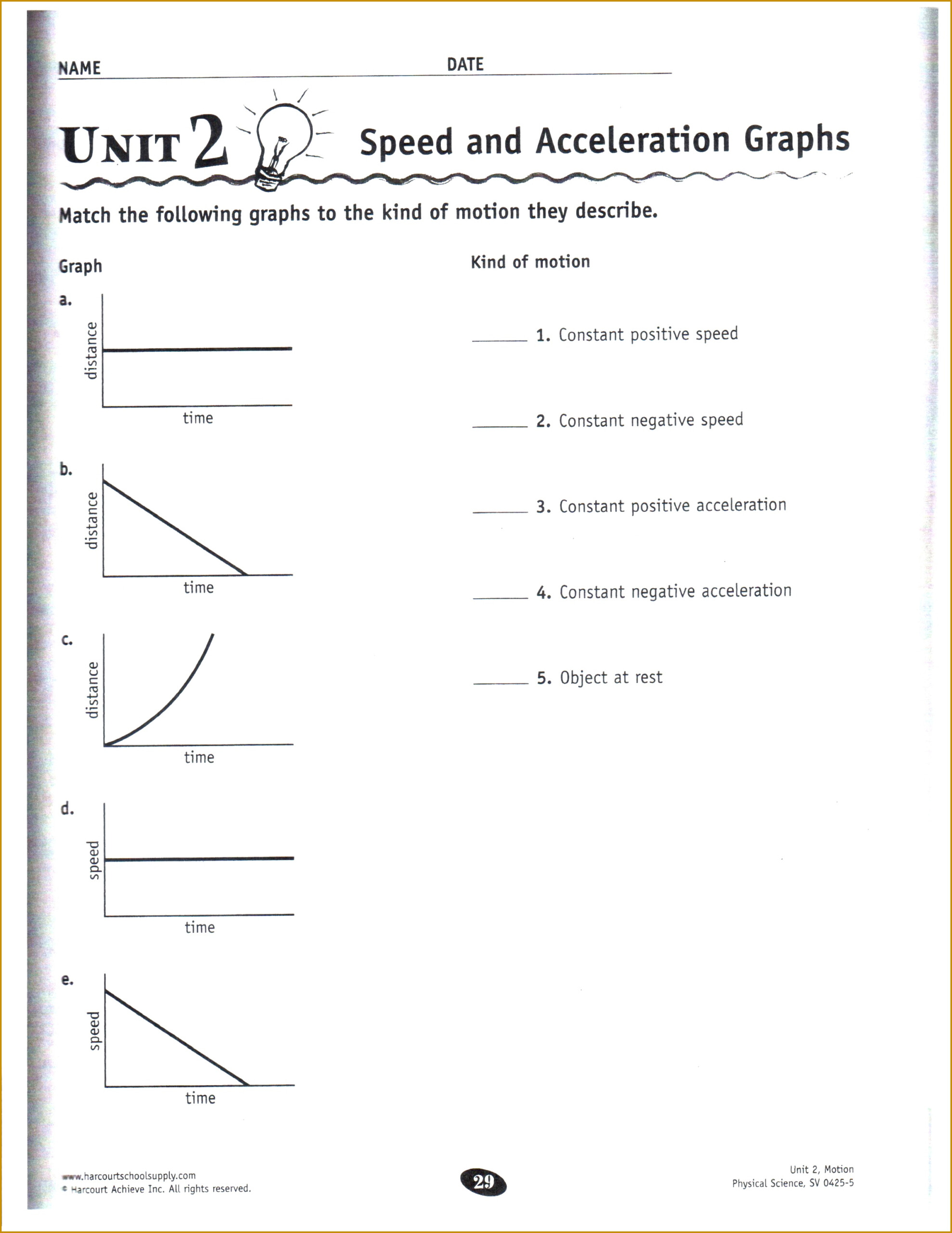 Physical Science Speed Worksheet - Scienceworksheets.net Physical Science Speed Worksheet - Scienceworksheets.net